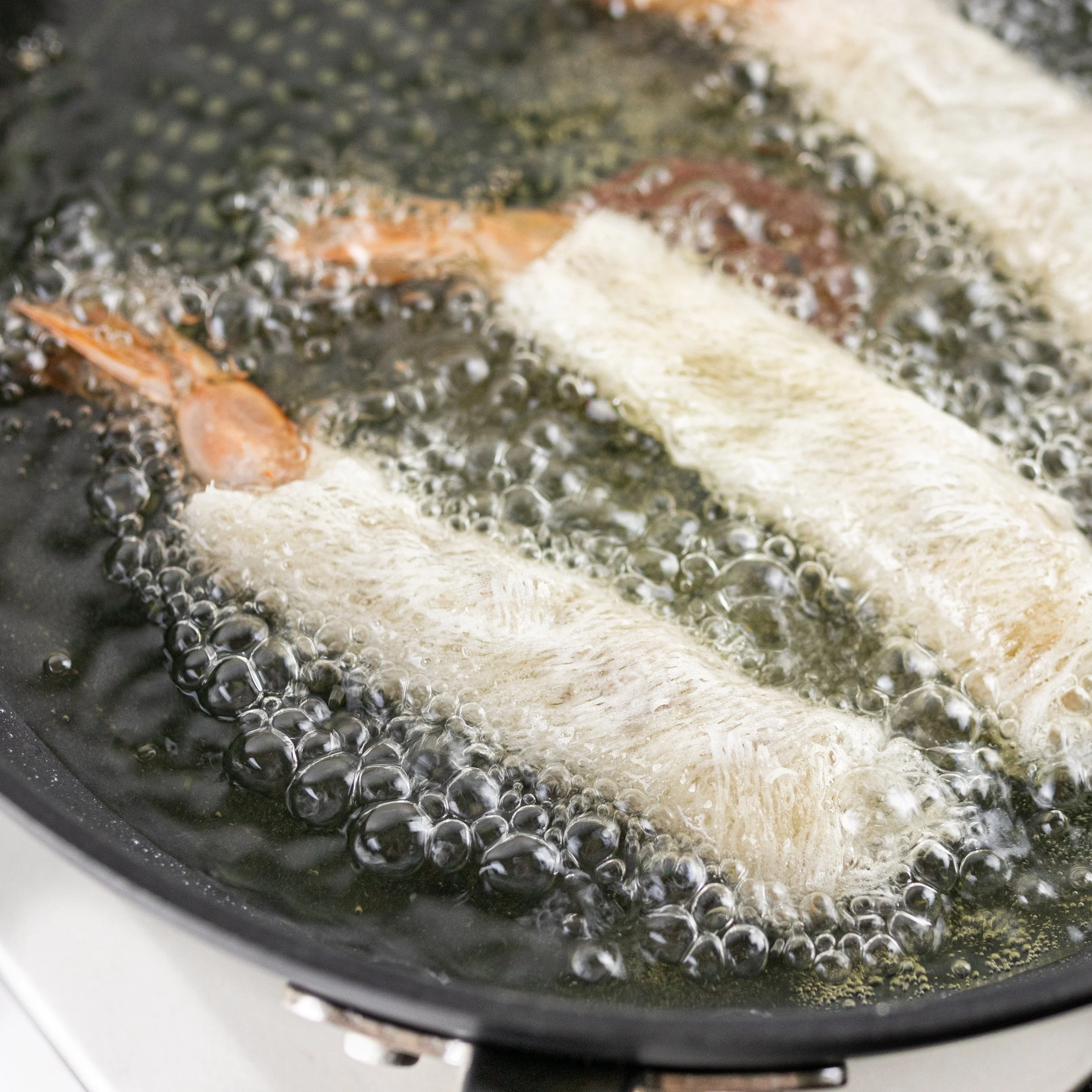 Crispy Whole Shrimp Appetizer with Netted Rice Paper Wrapper — Vicky Pham