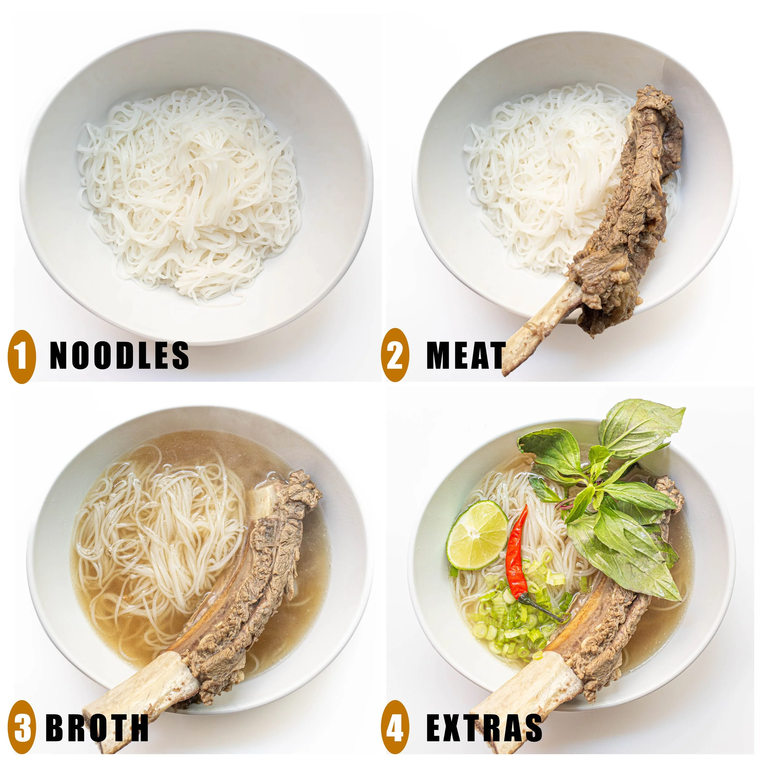 Quick and Easy Beef Pho with Beef Ribs (3 Servings Only) — Vicky Pham