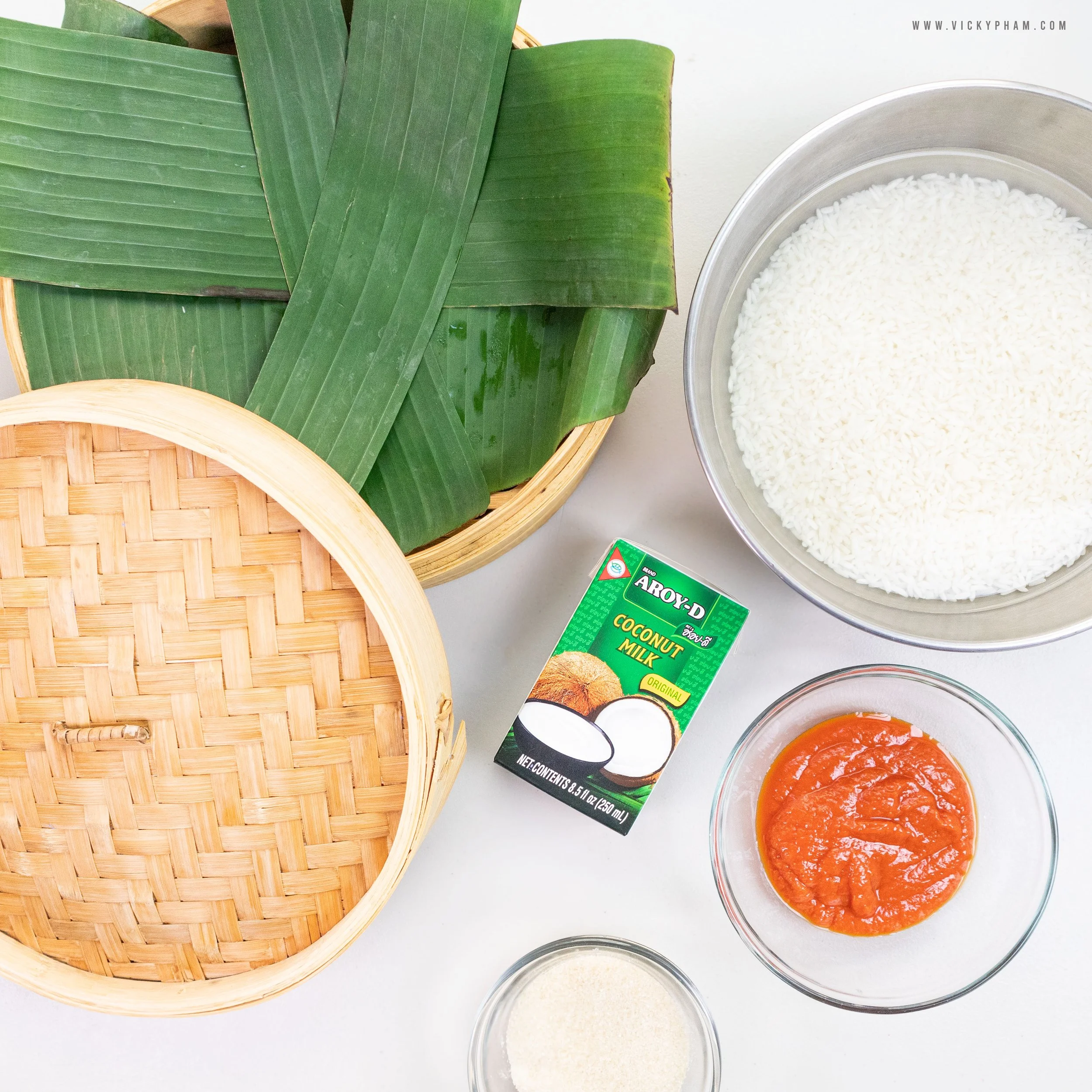 Vietnamese Red Sticky Rice (Xôi Gấc) — Vicky Pham