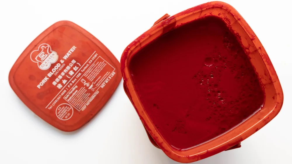 How to Cook Pork Blood (Huyết) — Vicky Pham