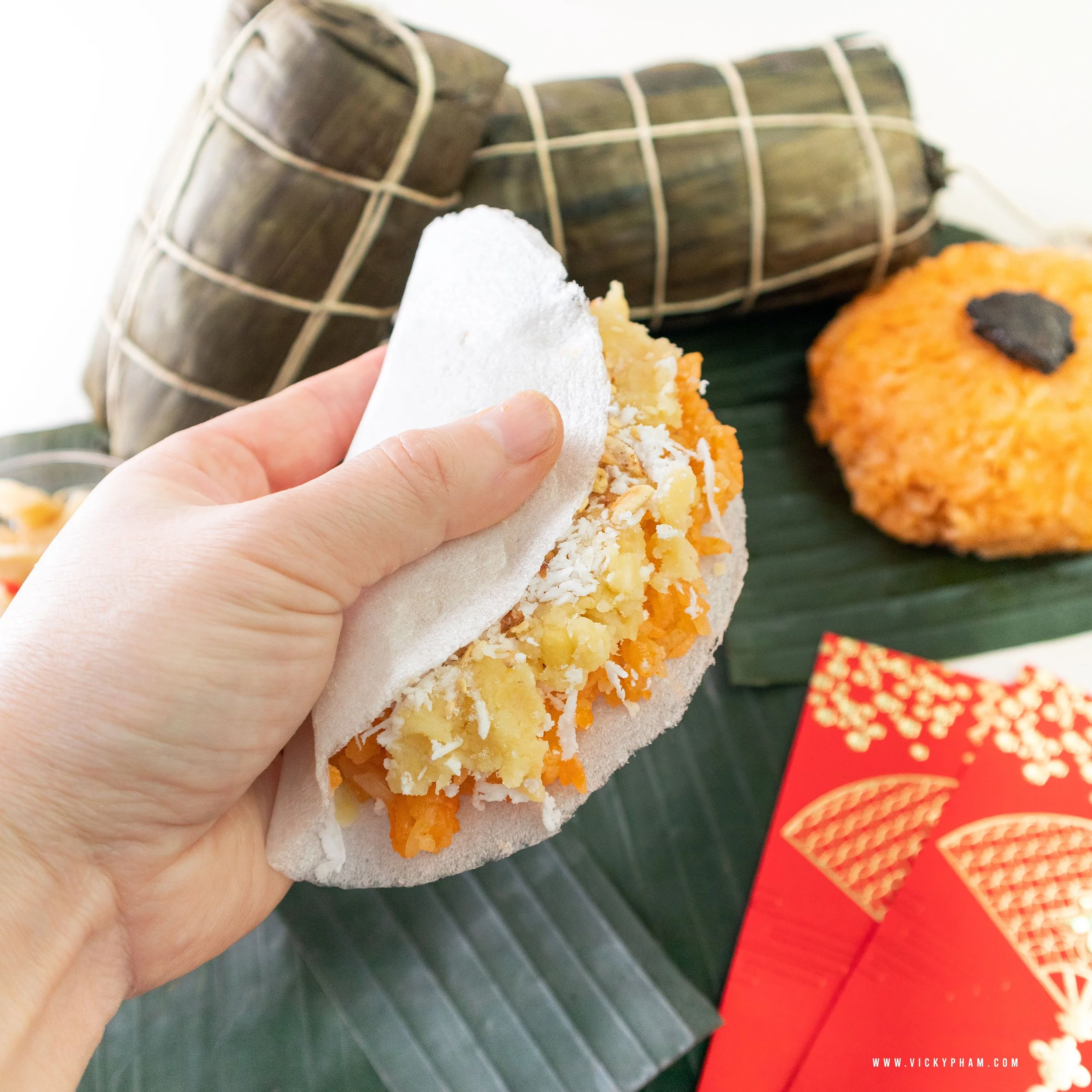 Vietnamese Red Sticky Rice (Xôi Gấc) — Vicky Pham