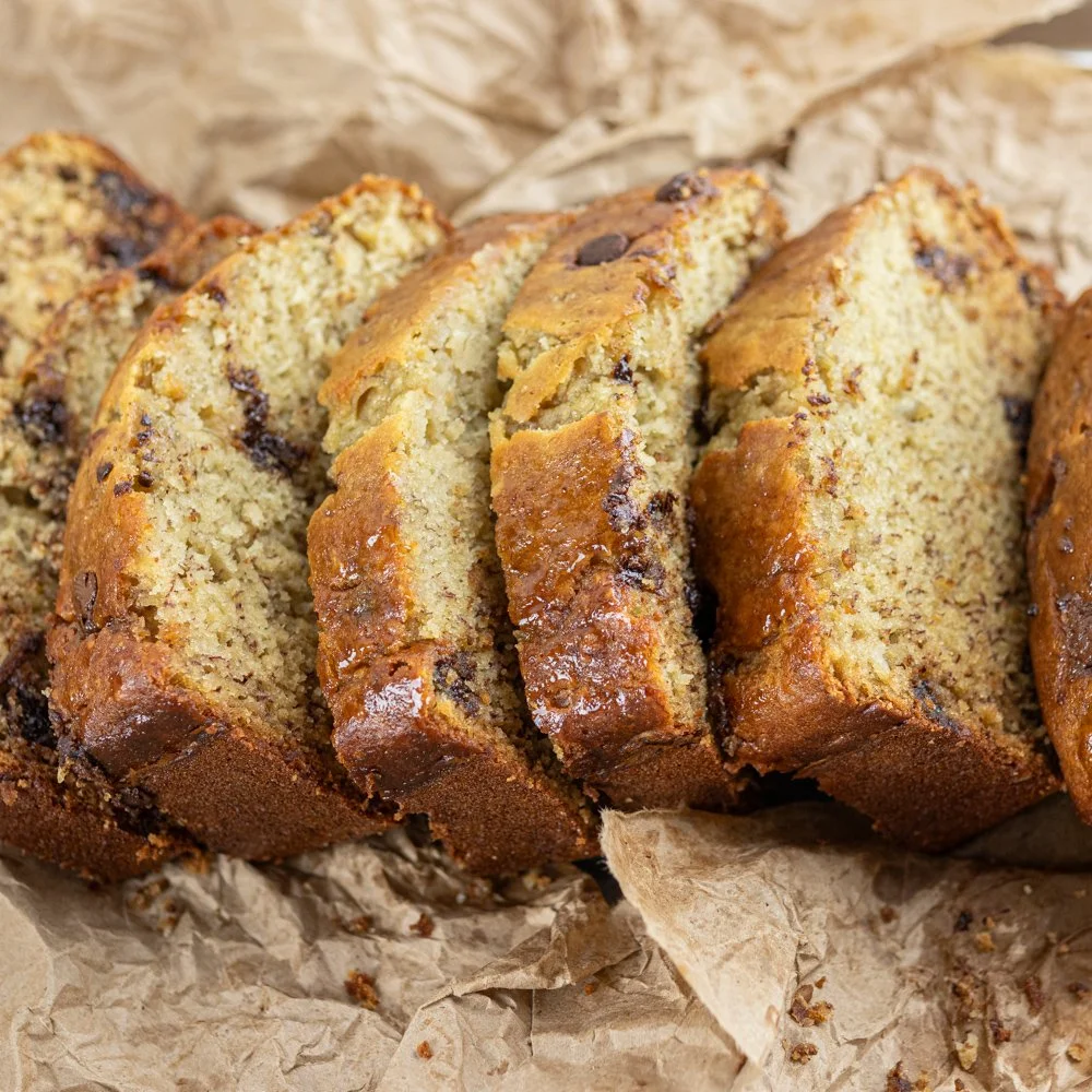 Perfectly Moist Banana Loaf Bread (Not too Sweet) — Vicky Pham
