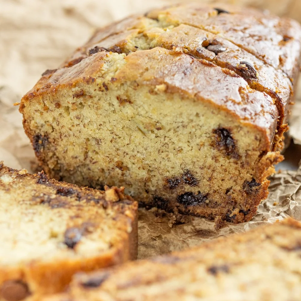 Perfectly Moist Banana Loaf Bread (Not too Sweet) — Vicky Pham