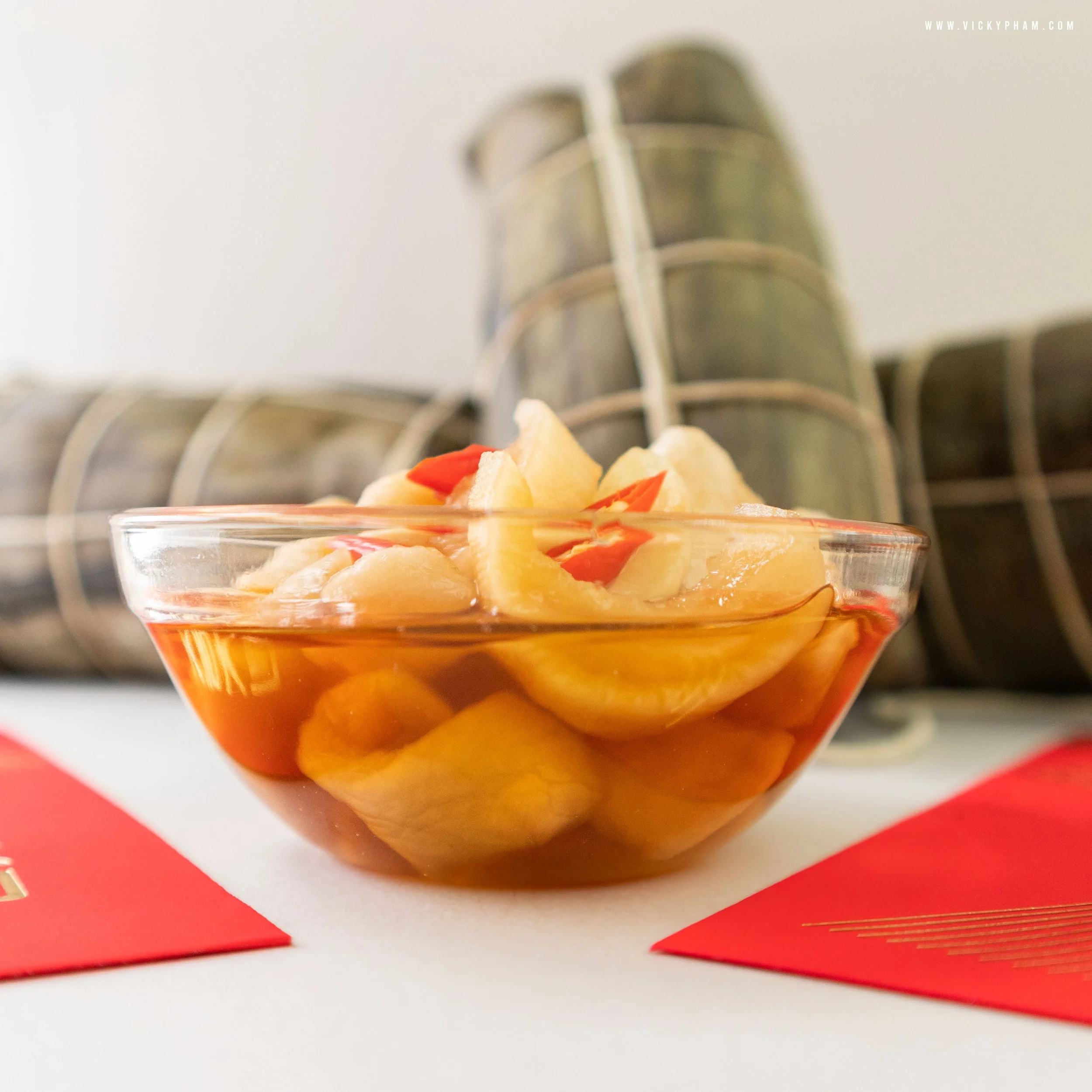 Vietnamese Fermented Dried Daikon in Fish Sauce (Dưa Món) — Vicky Pham