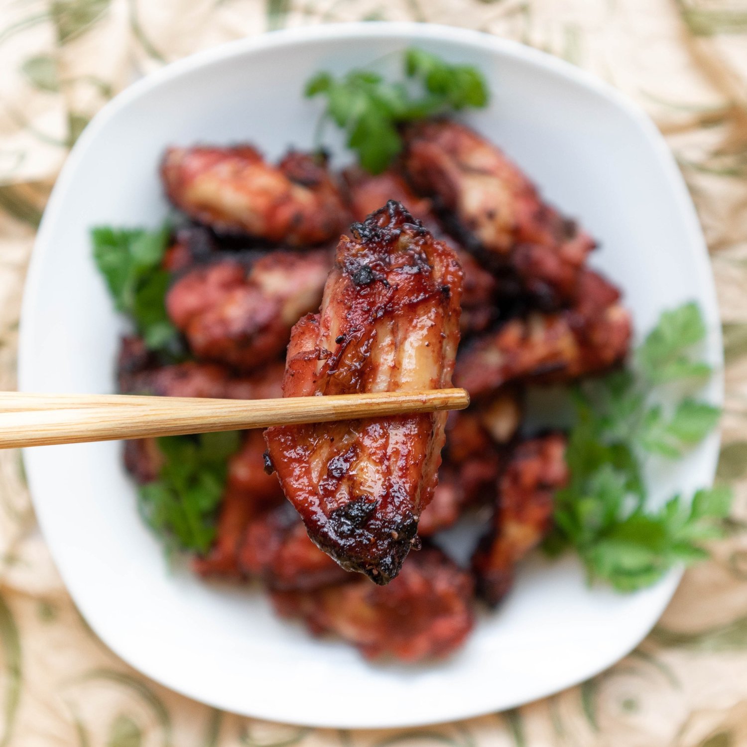 Air Fried Char Siu Chicken Wings (Canh Ga Xa Xiu) — Vicky Pham