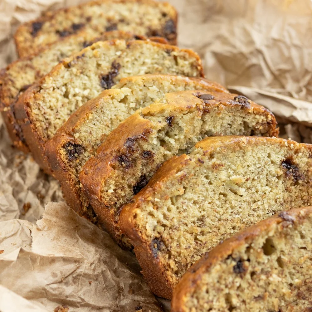 Perfectly Moist Banana Loaf Bread (Not too Sweet) — Vicky Pham