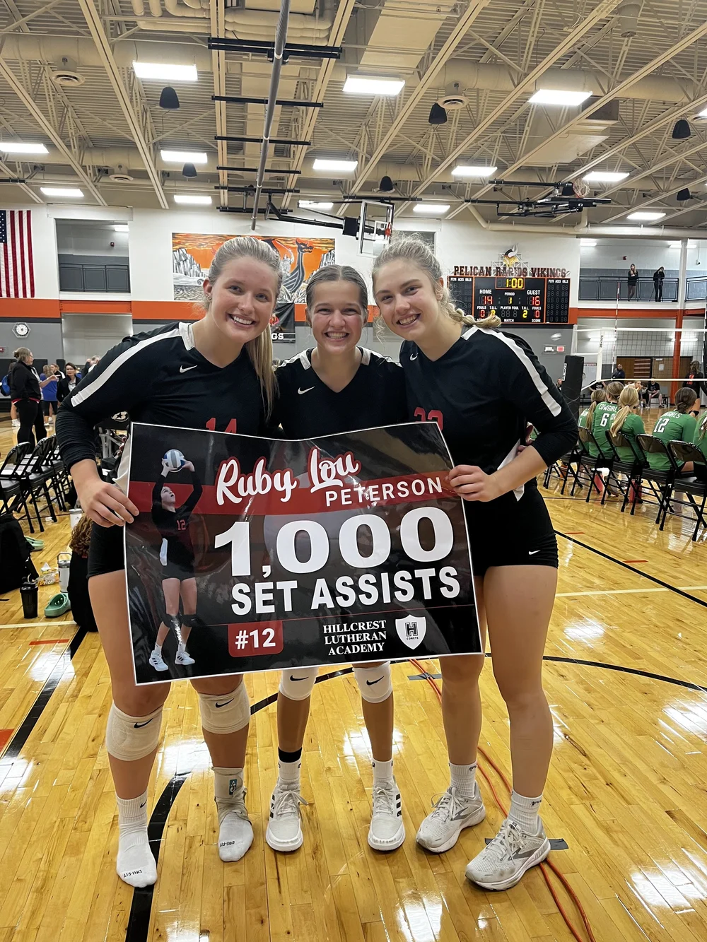 Peterson's 1000th Set Assist Lifts Comet Volleyball in Viking ...