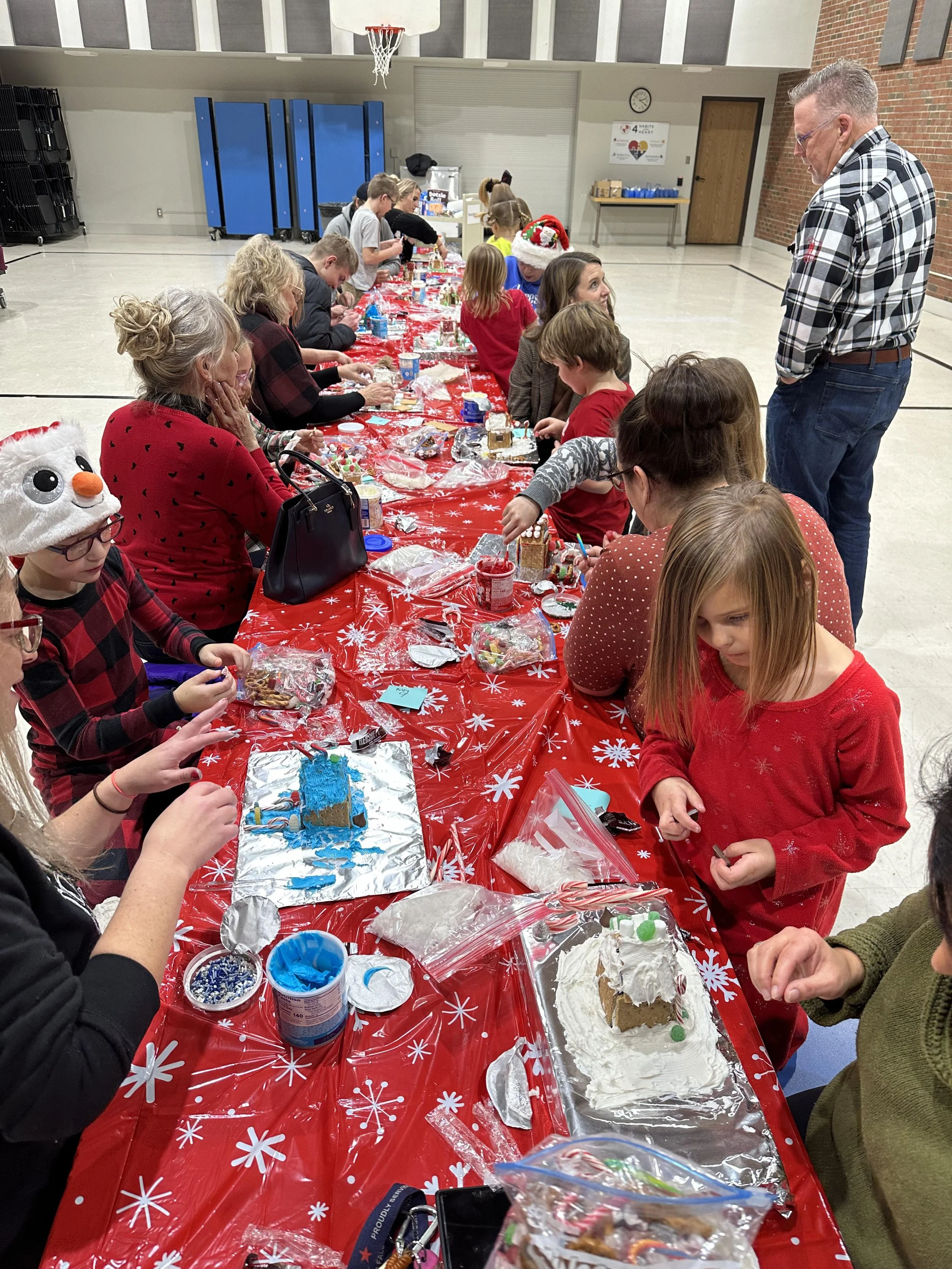 Gingerbread House Making Unites Students, Teachers, and Parents for ...