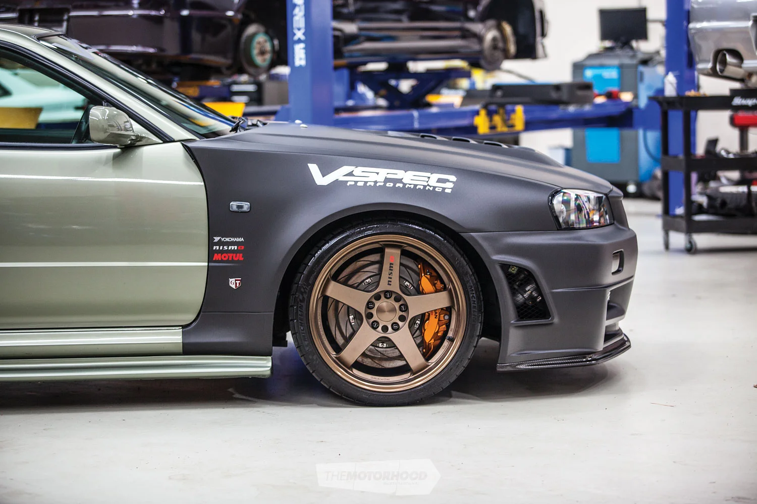 Flying V: Omori Factory-built R34 GT-R M-Spec Nür — The Motorhood