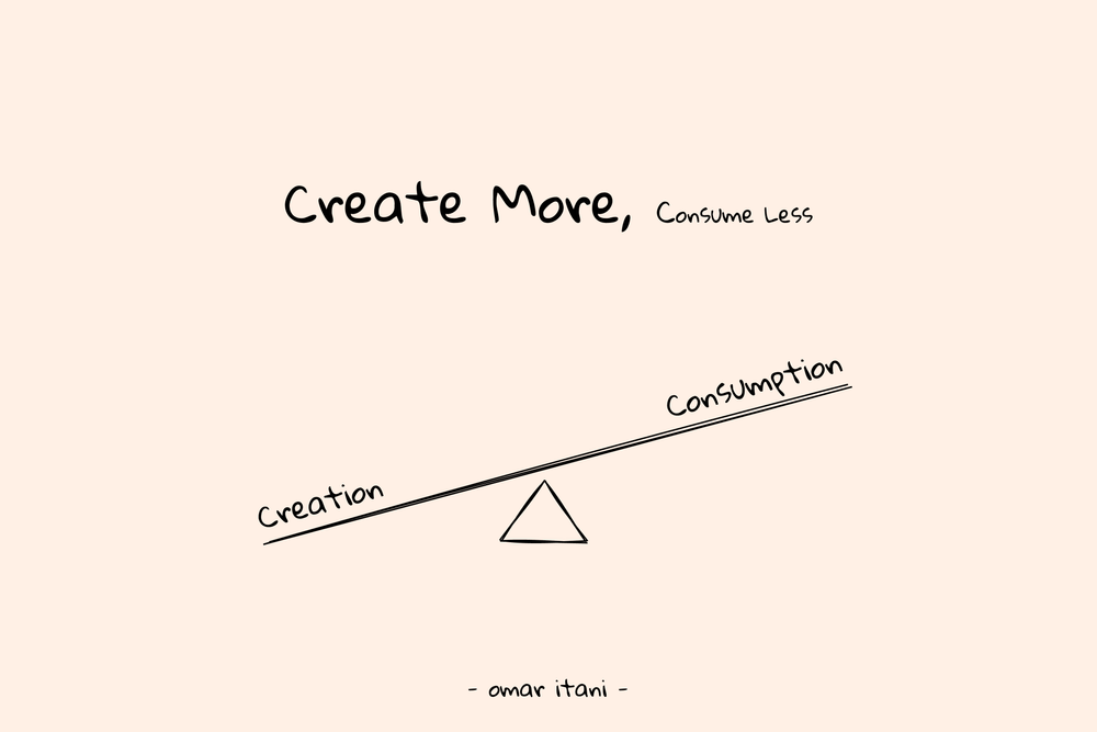 Create More Than You Consume if You Want to Worry Less and Feel More ...
