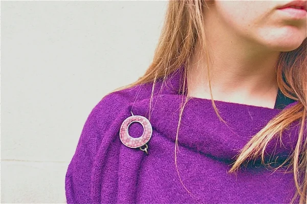 Polymer Clay Shawl Pin Pattern