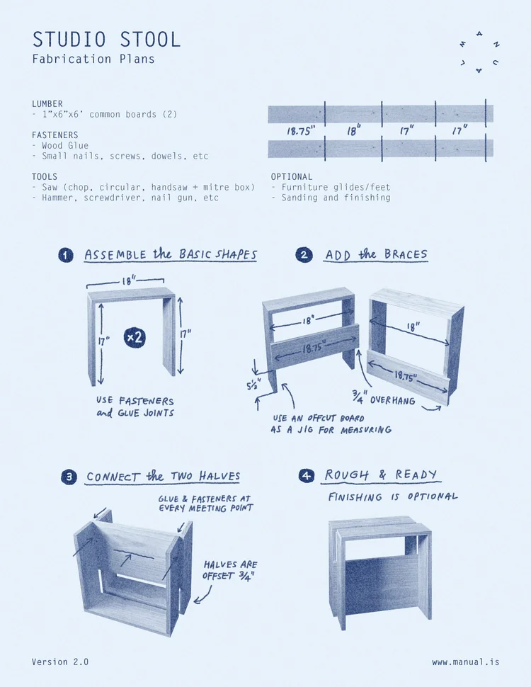 The Studio Stool — Manual