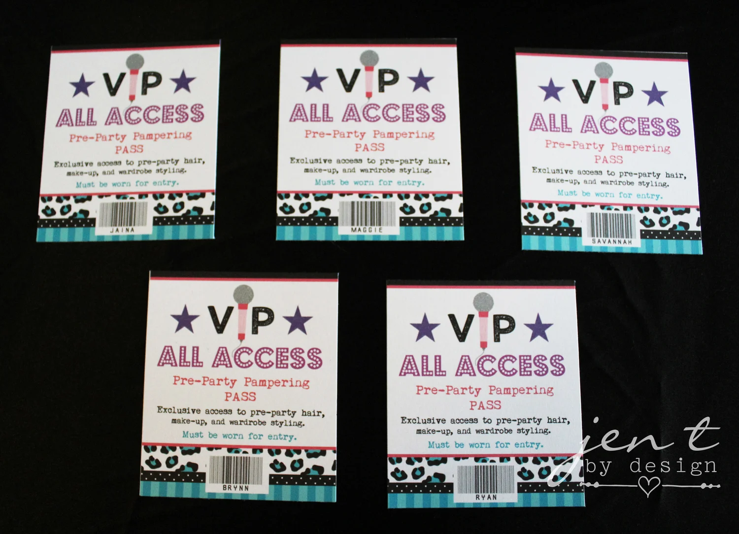 Diy Rock Star Vip Pass