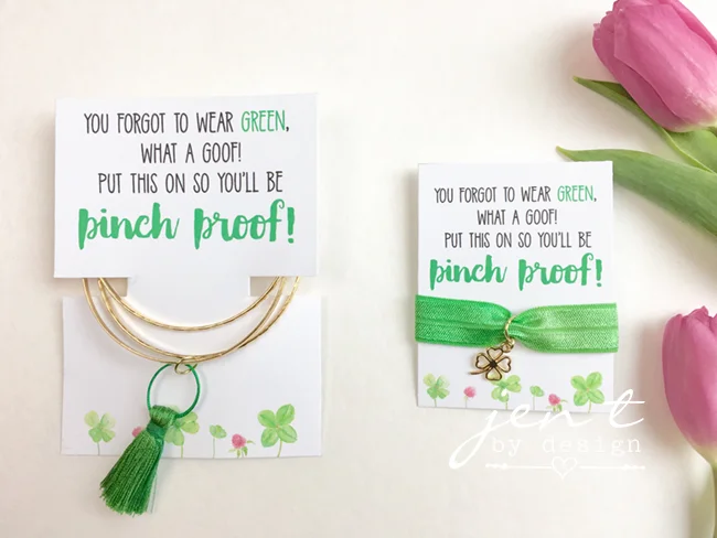 St. Patrick's Day DIY Pinch Proof Bracelets — Jen T. by Design