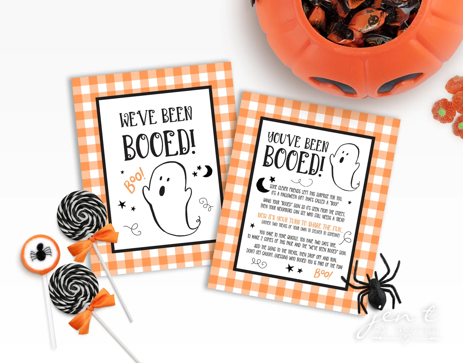 Boo Bag Signs
