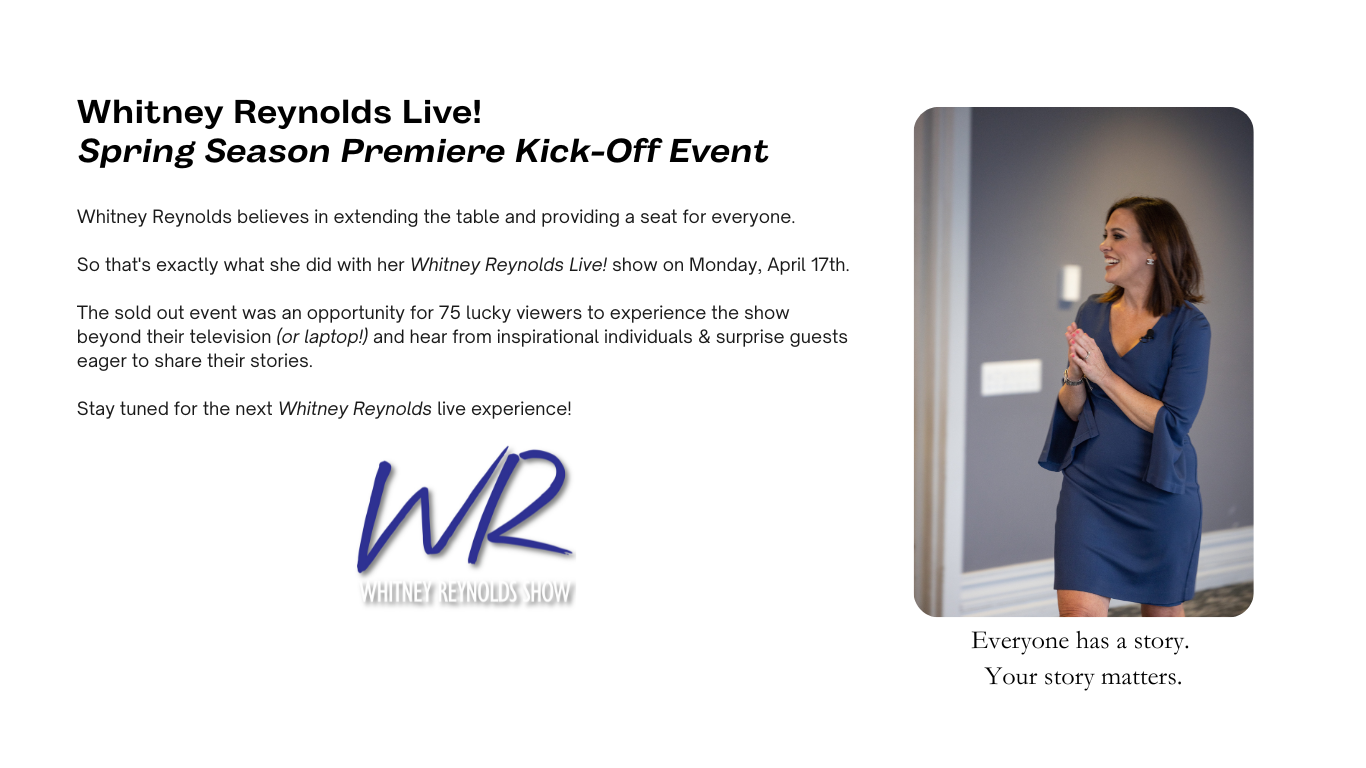 WHITNEY REYNOLDS LIVE! — Whitney Reynolds Show