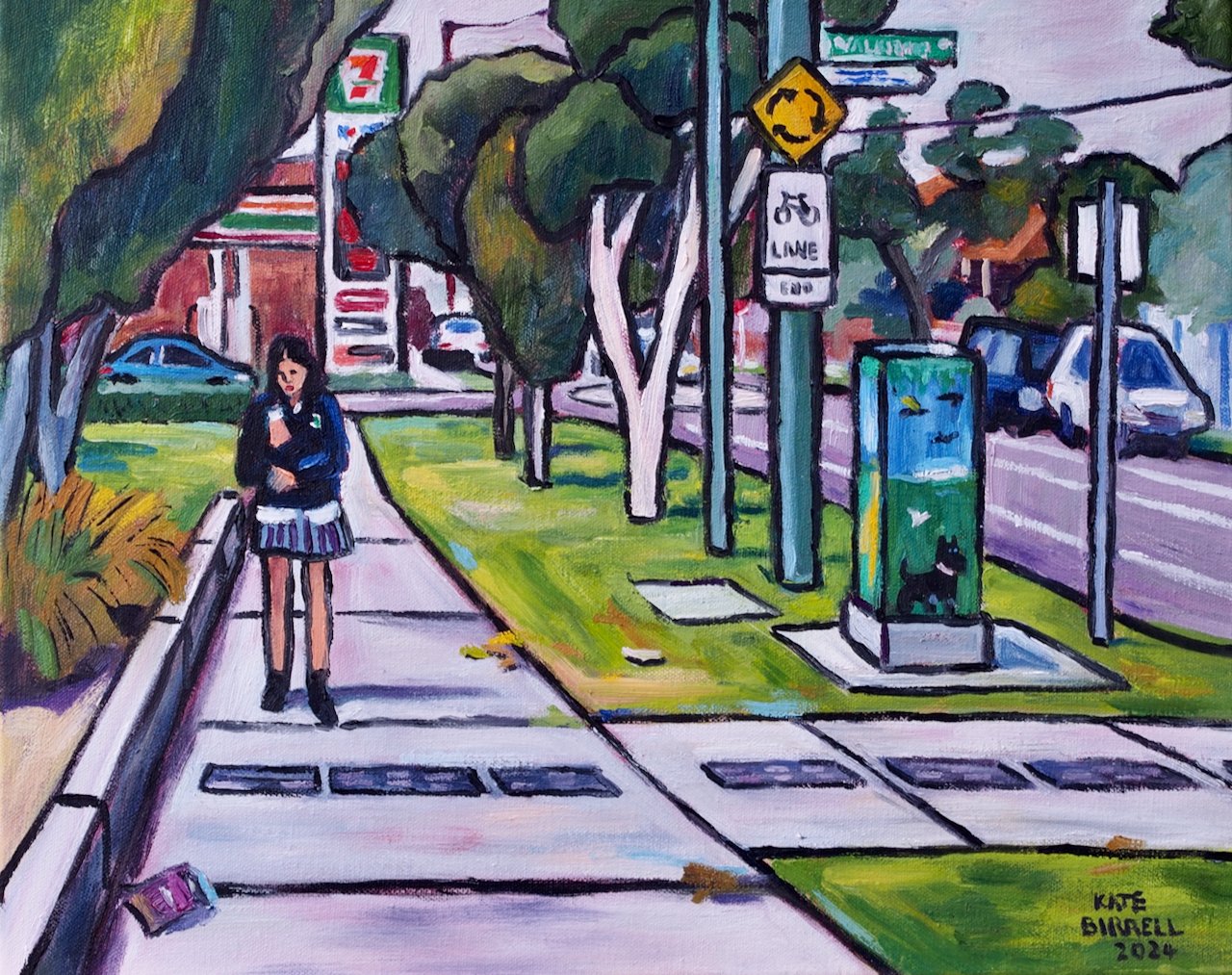Street Scene - Work in Progress — Kate Birrell