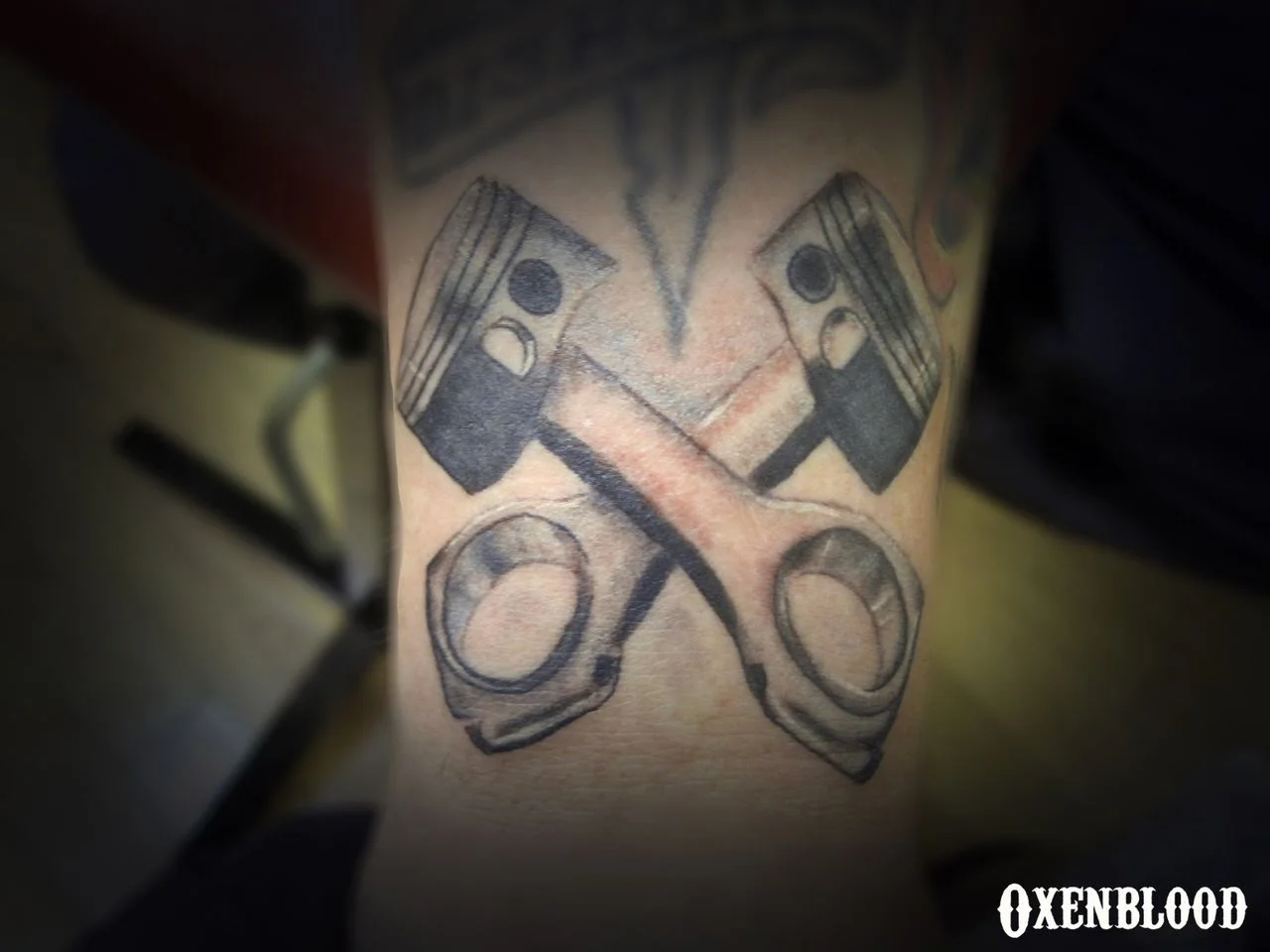 Engine Piston Tattoo