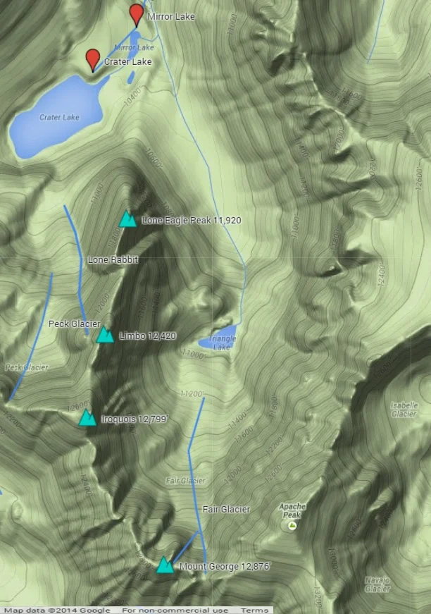 Mount George — Front Range Ski Mountaineering