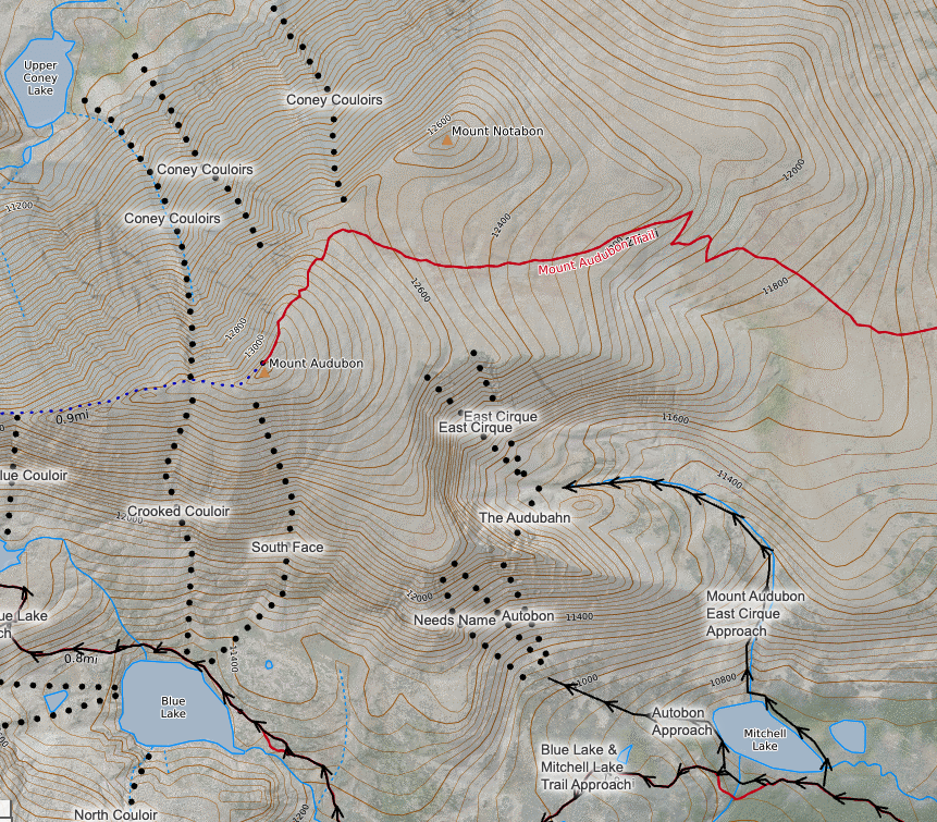 Mount Audubon — Front Range Ski Mountaineering