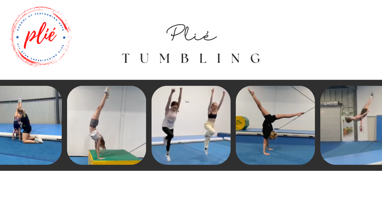 Cheer & Tumbling Programs — Plié Groove'n'Shuffle