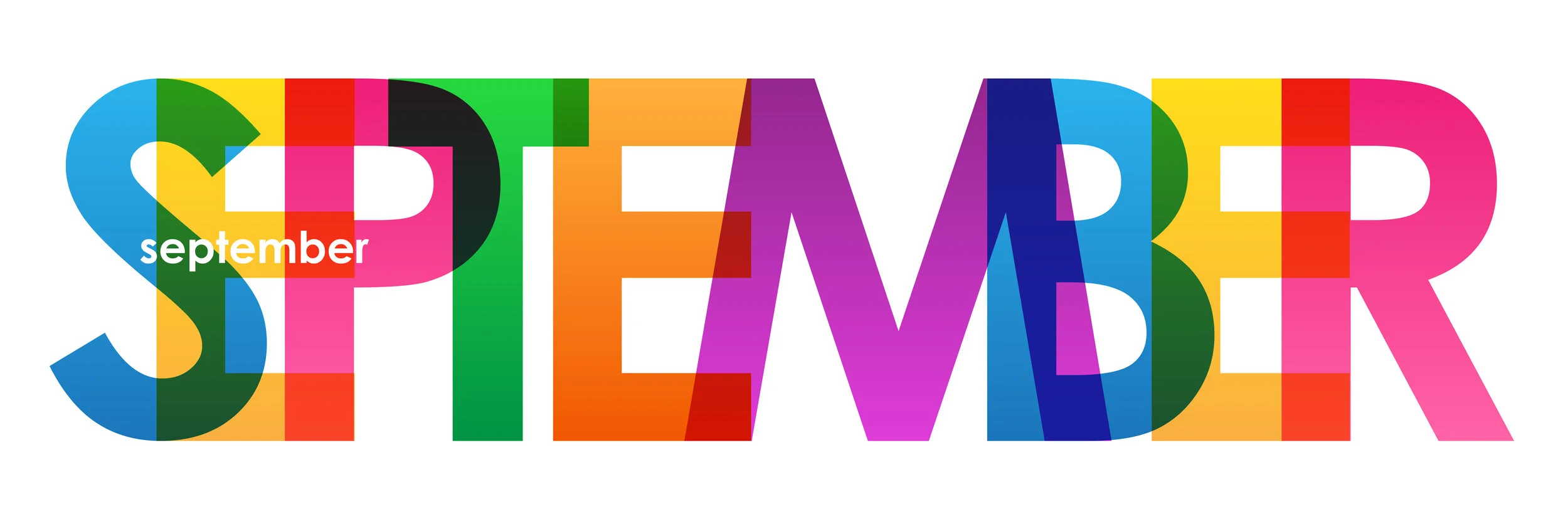 September Word Art