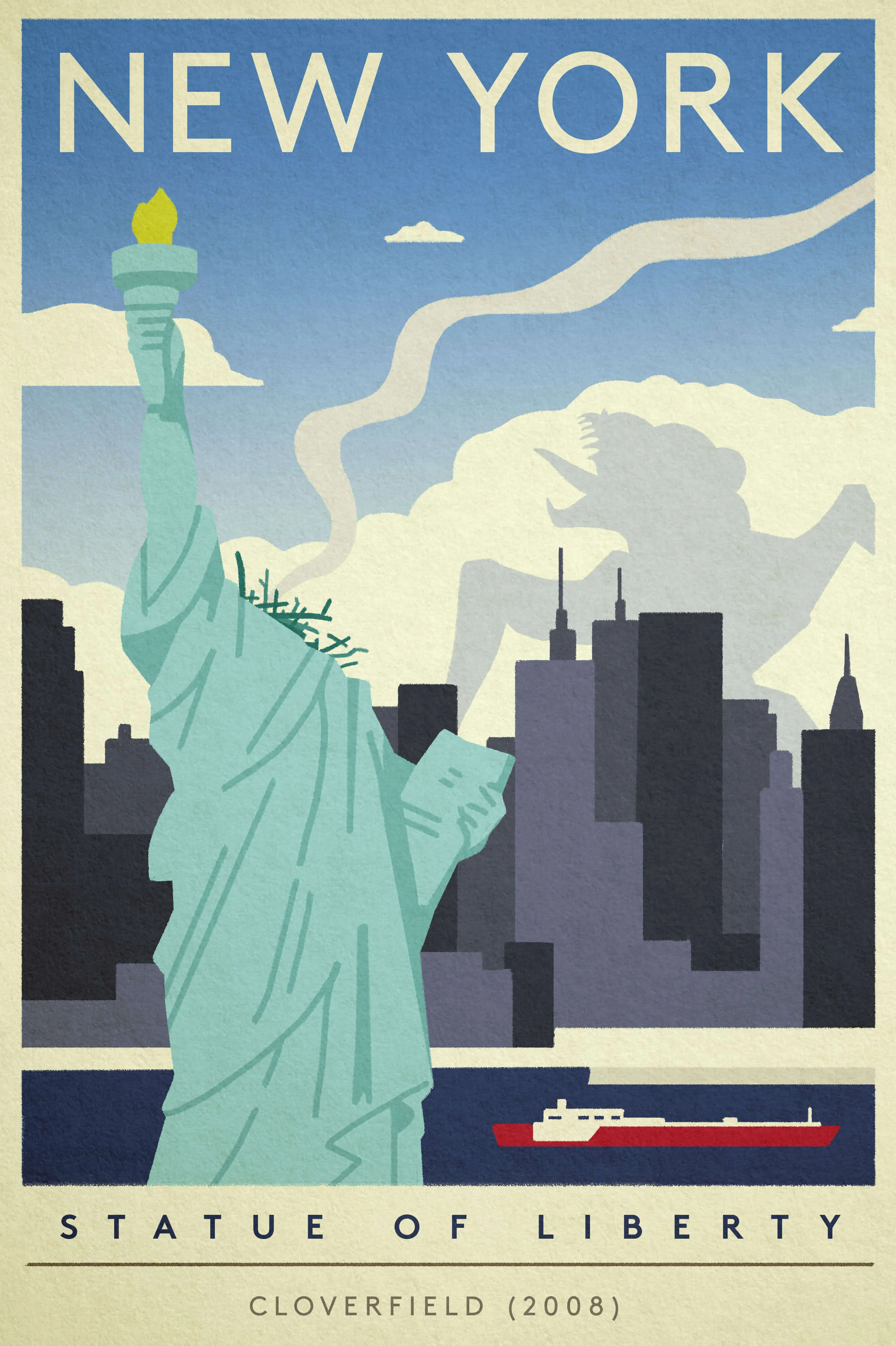 INFOGRAPHIC: Landmarks Destroyed by Movie Monsters — Every Movie Has a ...