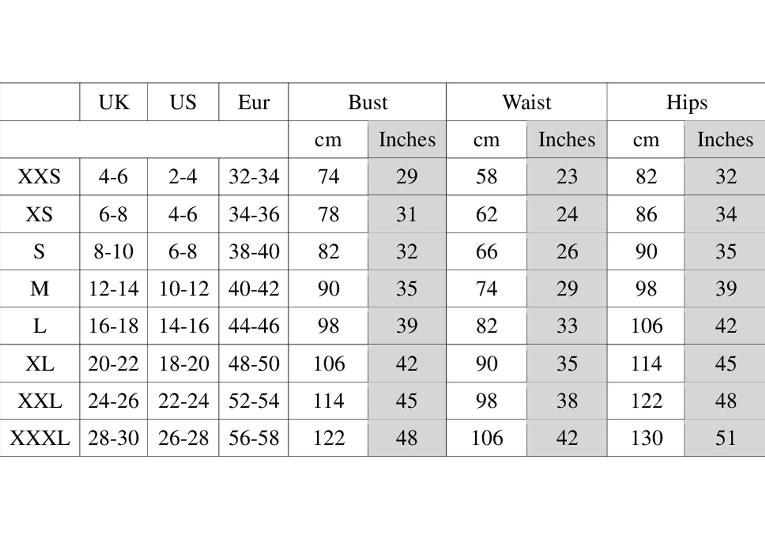 SIZE CHART ZARAMIA AVA LEEDS ETHICAL FASHION DESIGNER SUSTAINABLE SIZE CHART ZARAMIA AVA LEEDS ETHICAL FASHION DESIGNER SUSTAINABLE
