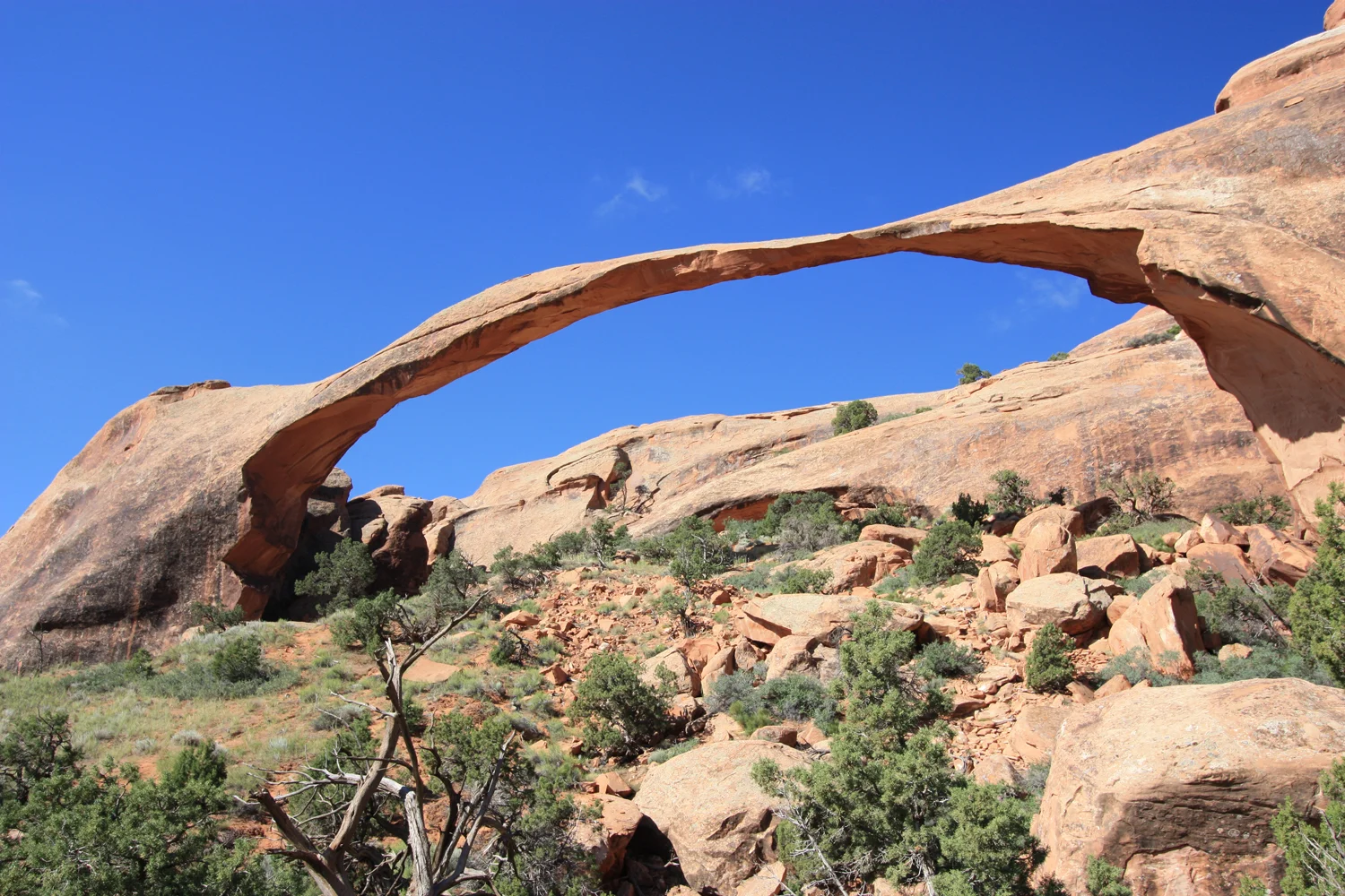 Arches National Park Landscape Arch Collapse