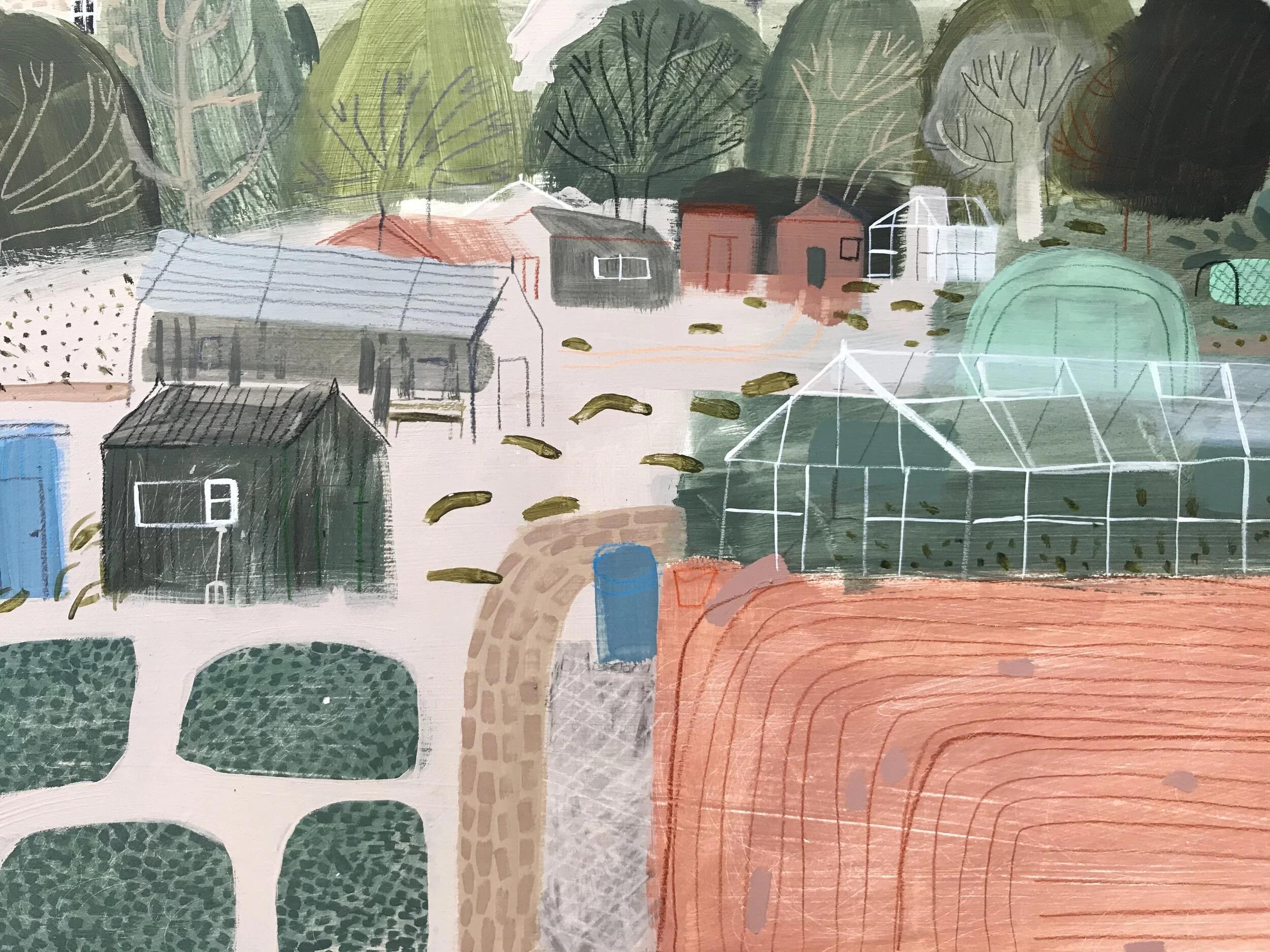 Gardens and allotments — Janine Burrows Studio