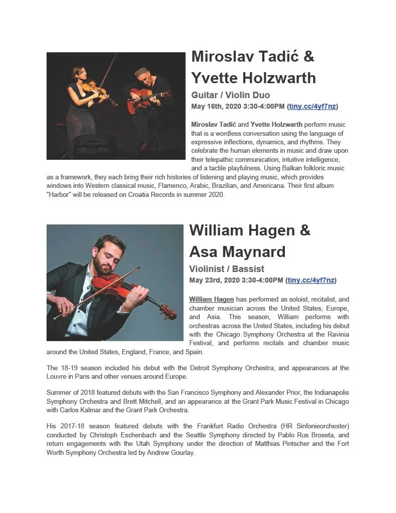 Guest Artists — Santa Clarita Valley Youth Orchestra