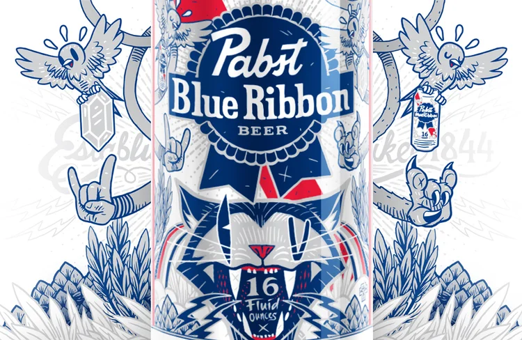 PBR Artist Series Can x Josh Holland — Josh Holland Illustration + Design