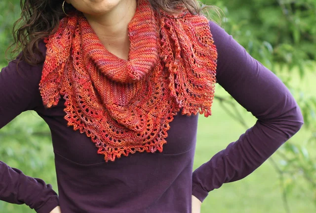 Suncrest Shawl — Tanis Fiber Arts