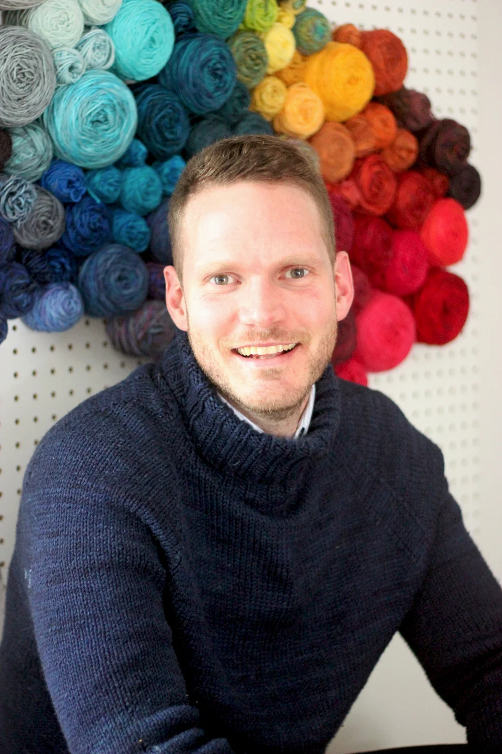 Chris' perfect turtleneck sweater — Tanis Fiber Arts