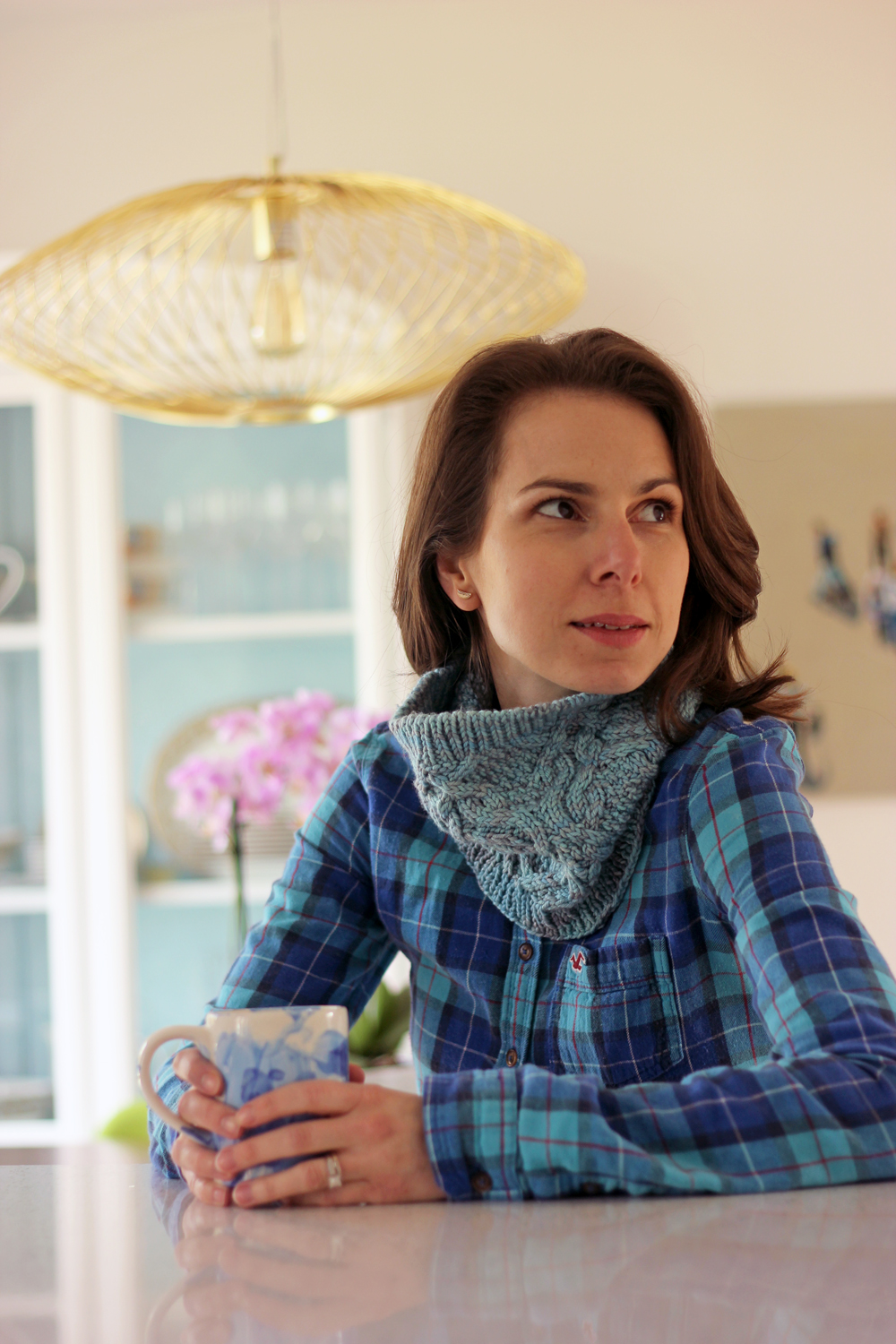 Father Cables - How a hat becomes a cowl — Tanis Fiber Arts