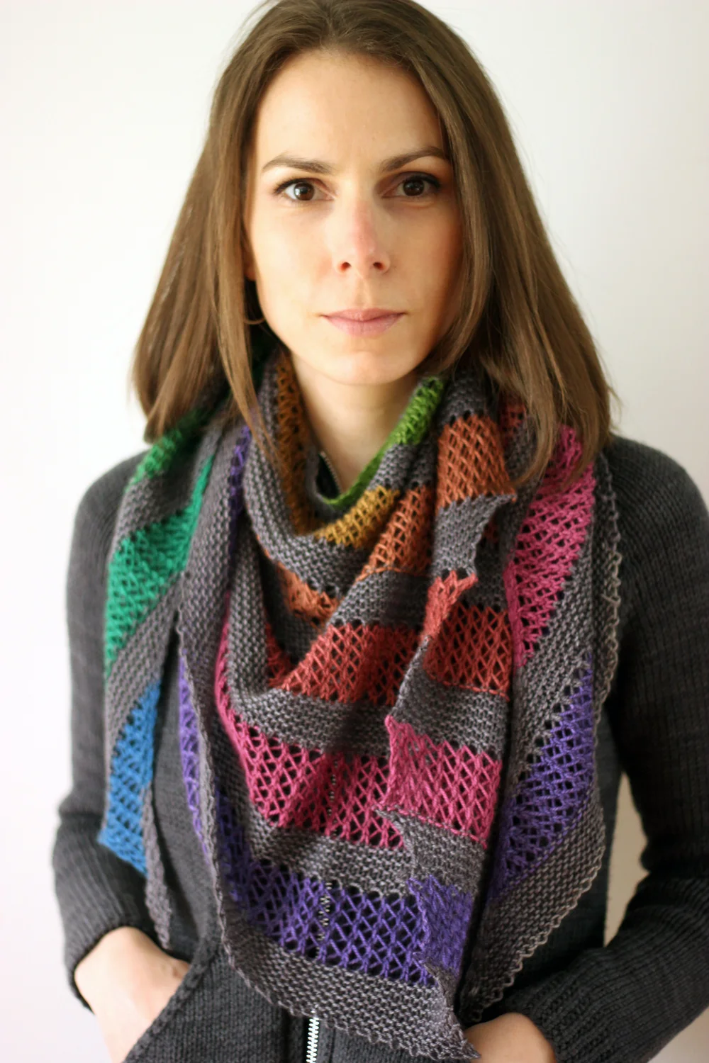 Concrete Remix Playground Shawl — Tanis Fiber Arts