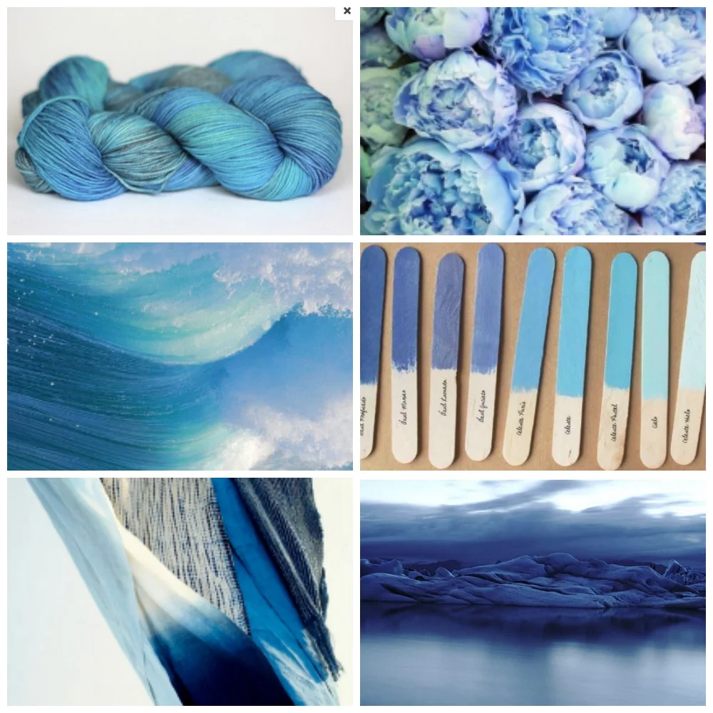 Mood Board Monday - never enough blue! — Tanis Fiber Arts