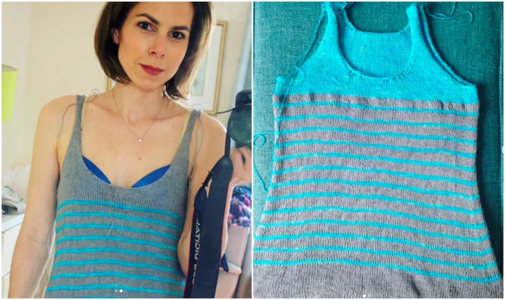 Seabreeze Saco Stripes — Tanis Fiber Arts