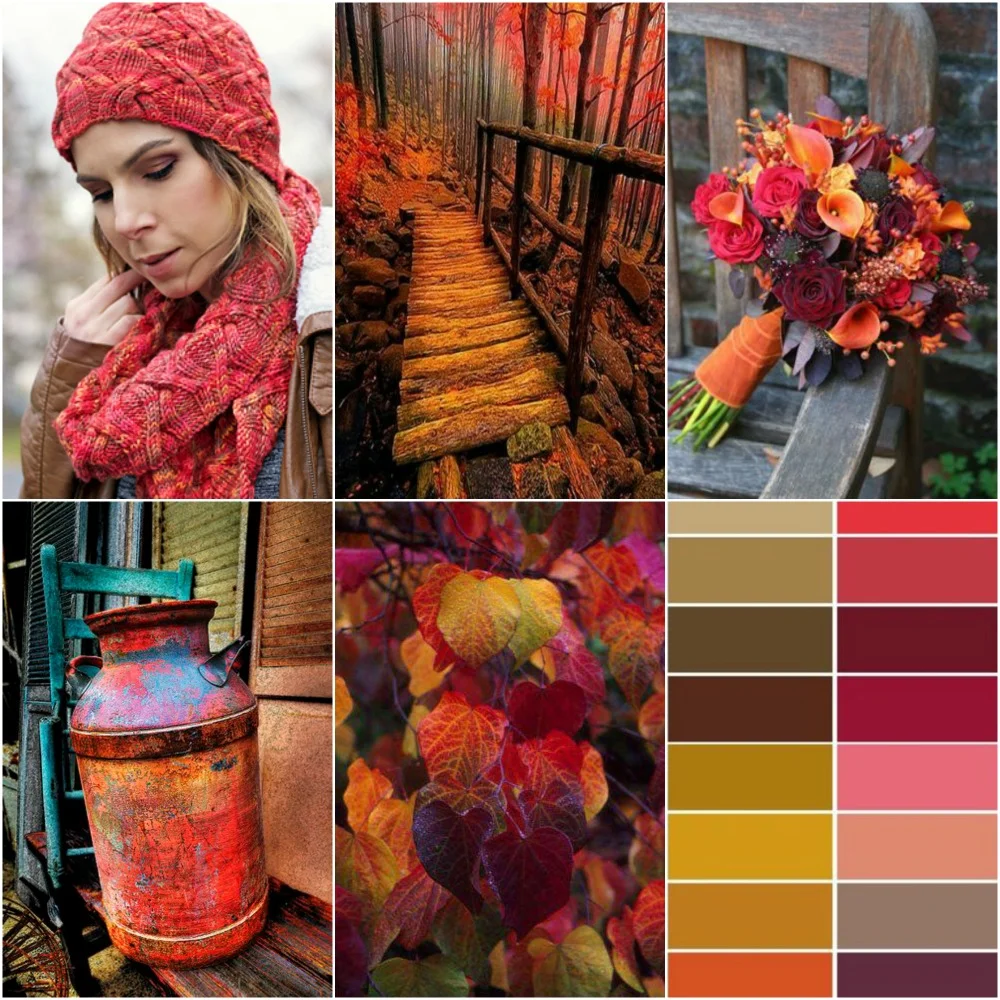 Mood Board Monday - Blaze — Tanis Fiber Arts