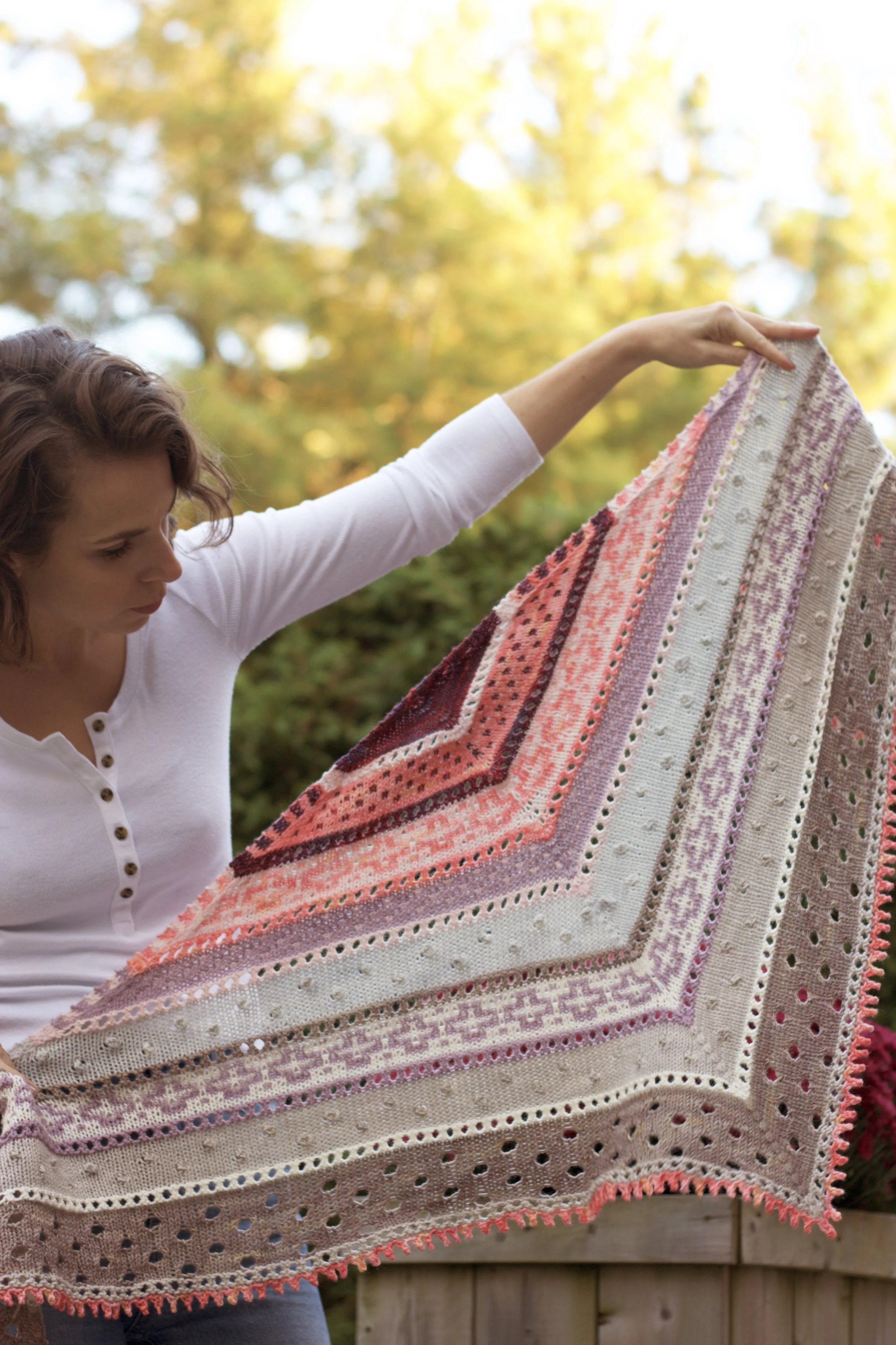 Golden Hour Shawl — Tanis Fiber Arts