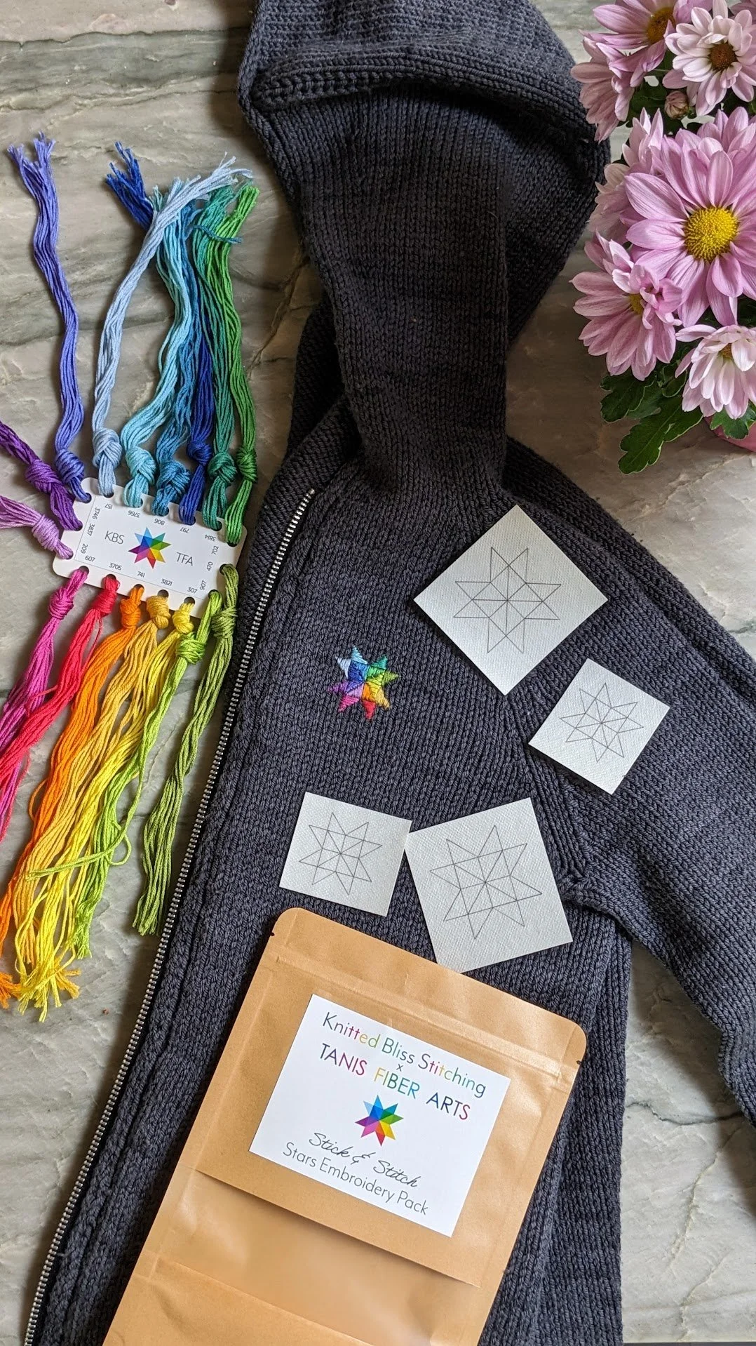 Star Stick & Stitch Pack — Tanis Fiber Arts