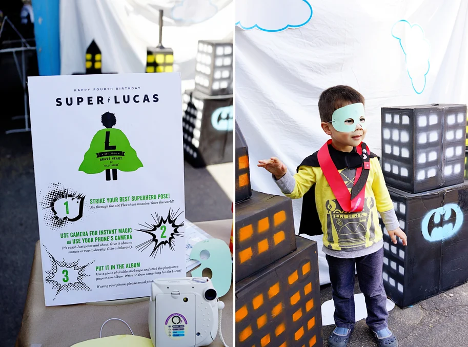 Lucas' Superhero 4th Birthday Party — Good on Paper