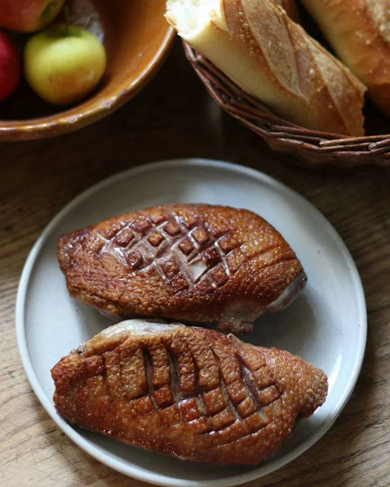 Saturday Night Duck Breast — Rabbit Hill Normandy