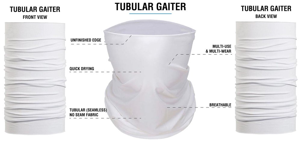 Custom Gaiters, Low minimums, sublimation, sublimated. PPE, USA Made ...