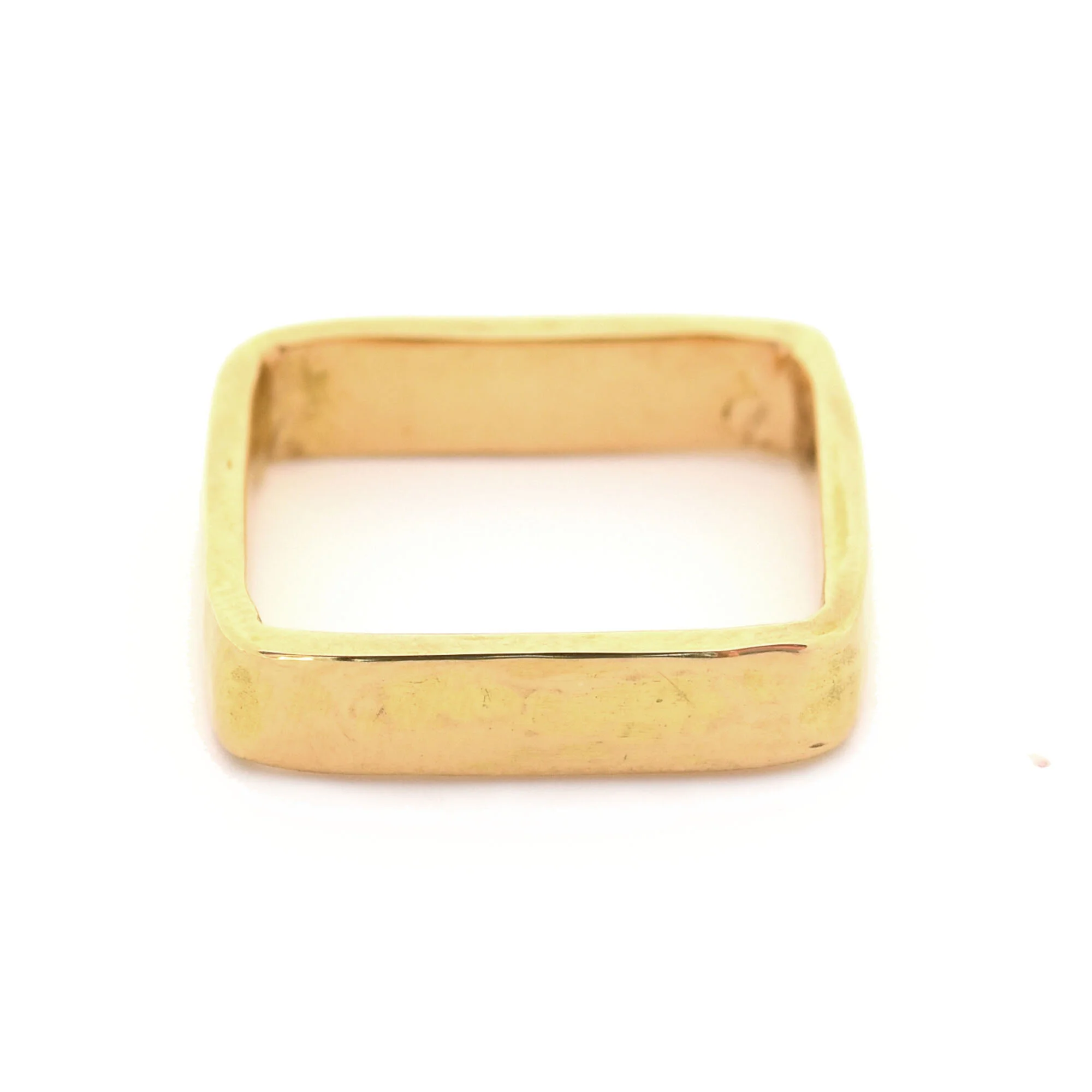 18K Gold Unique Square Ring
