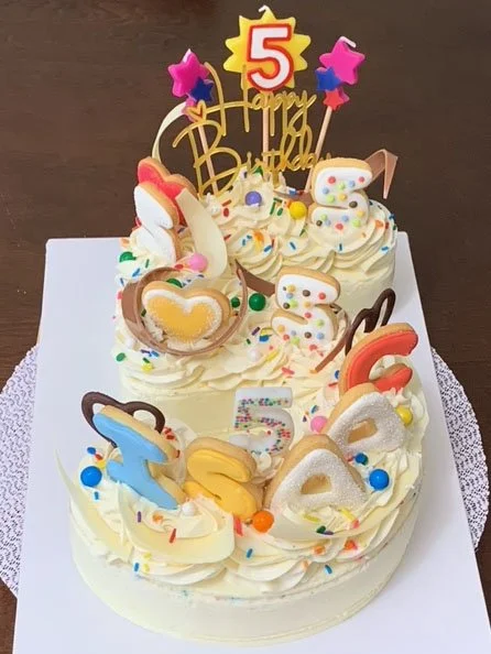 letters/numbers cakes — cruffinsandcakes