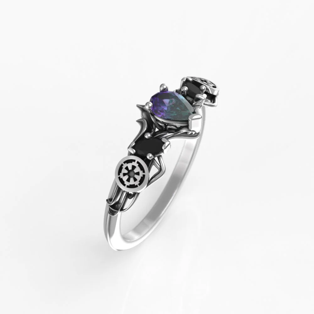 Paladin's Grace Fantasy Engagement Ring — Metal Wendler- Recycled gold ...