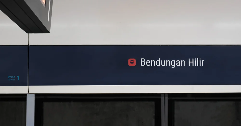 MRT Jakarta Signage / Indigo