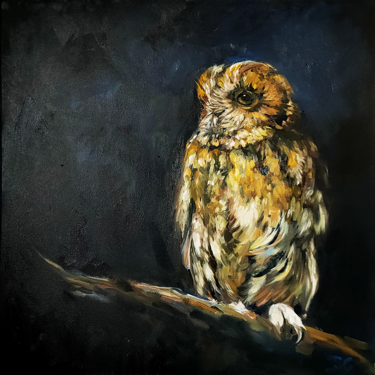 Painting of Heron — Fine Art Paintings For Sale UK