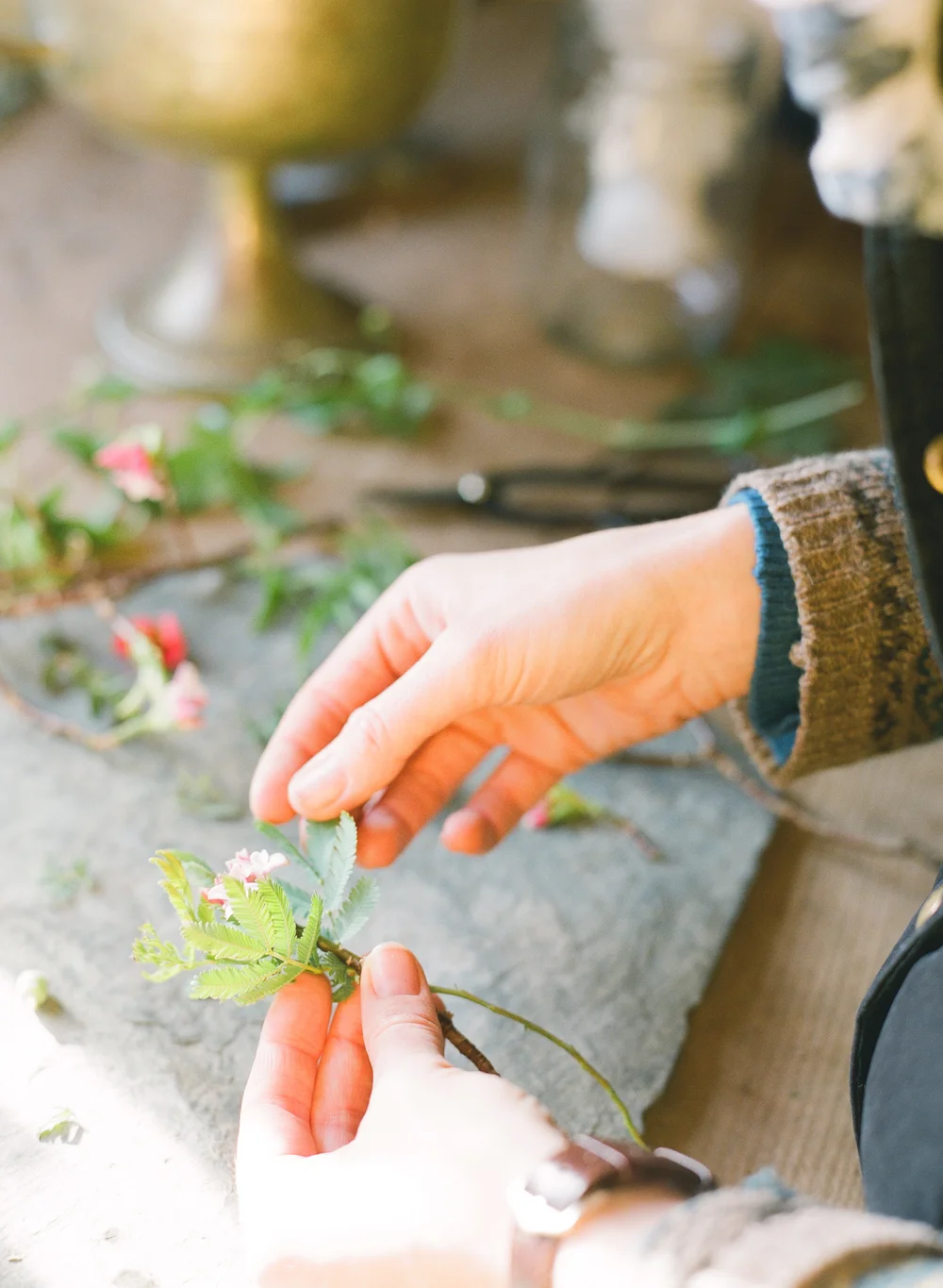 A Buttonhole Tutorial — The Garden Gate Flower Company